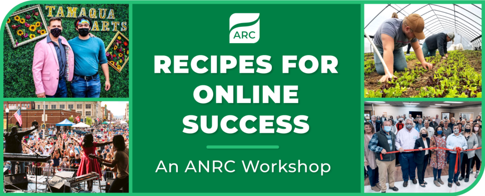ANRC Recipes for Online Success - Appalachian Regional Commission