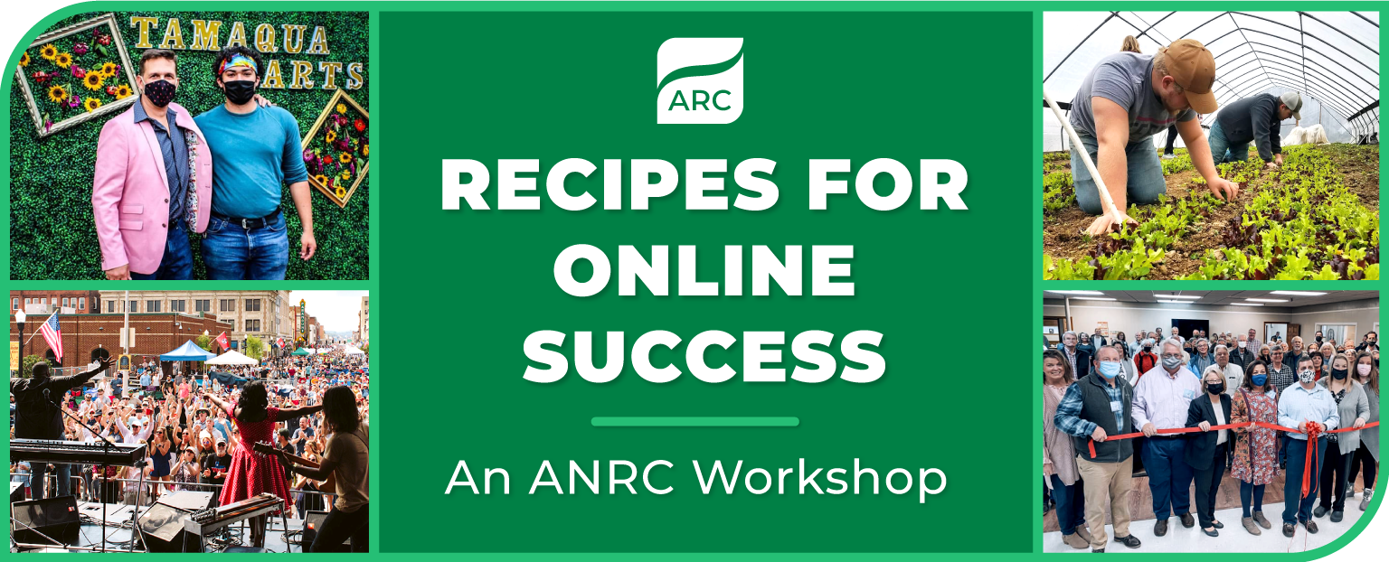ANRC Recipes for Online Success - Appalachian Regional Commission